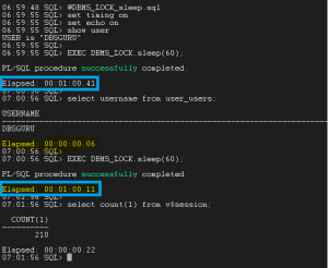 DBMS_LOCK.sleep procedure to suspend the session in Oracle - DBsGuru