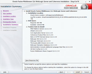 Steps by step WebLogic configuration