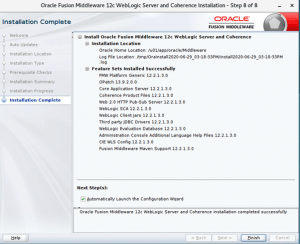 Steps by step WebLogic configuration