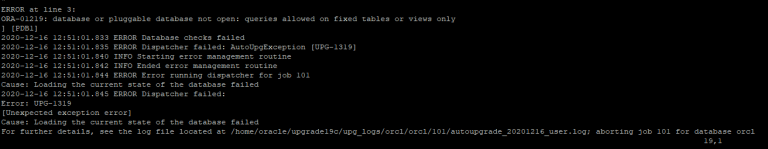 Upgrade Oracle Database from 12c to 19c using AutoUpgrade utility - DBsGuru