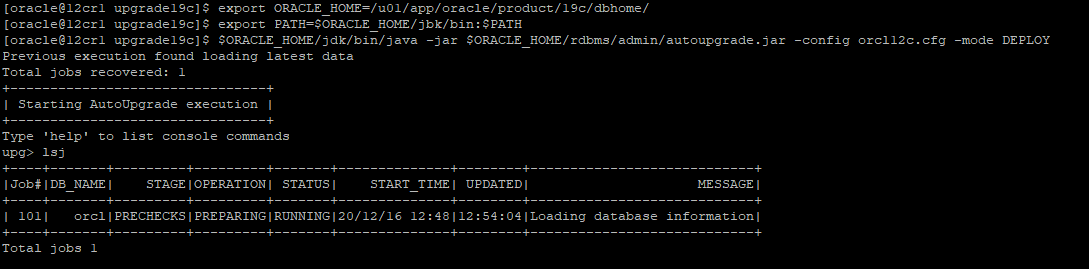 Upgrade Oracle Database From 12c To 19c Using Autoupgrade Utility Dbsguru 