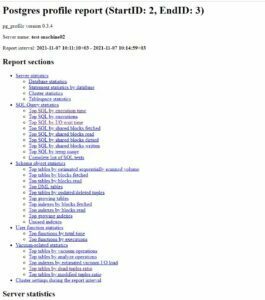 Configure and monitor using pg_profile in PostgreSQL - DBsGuru