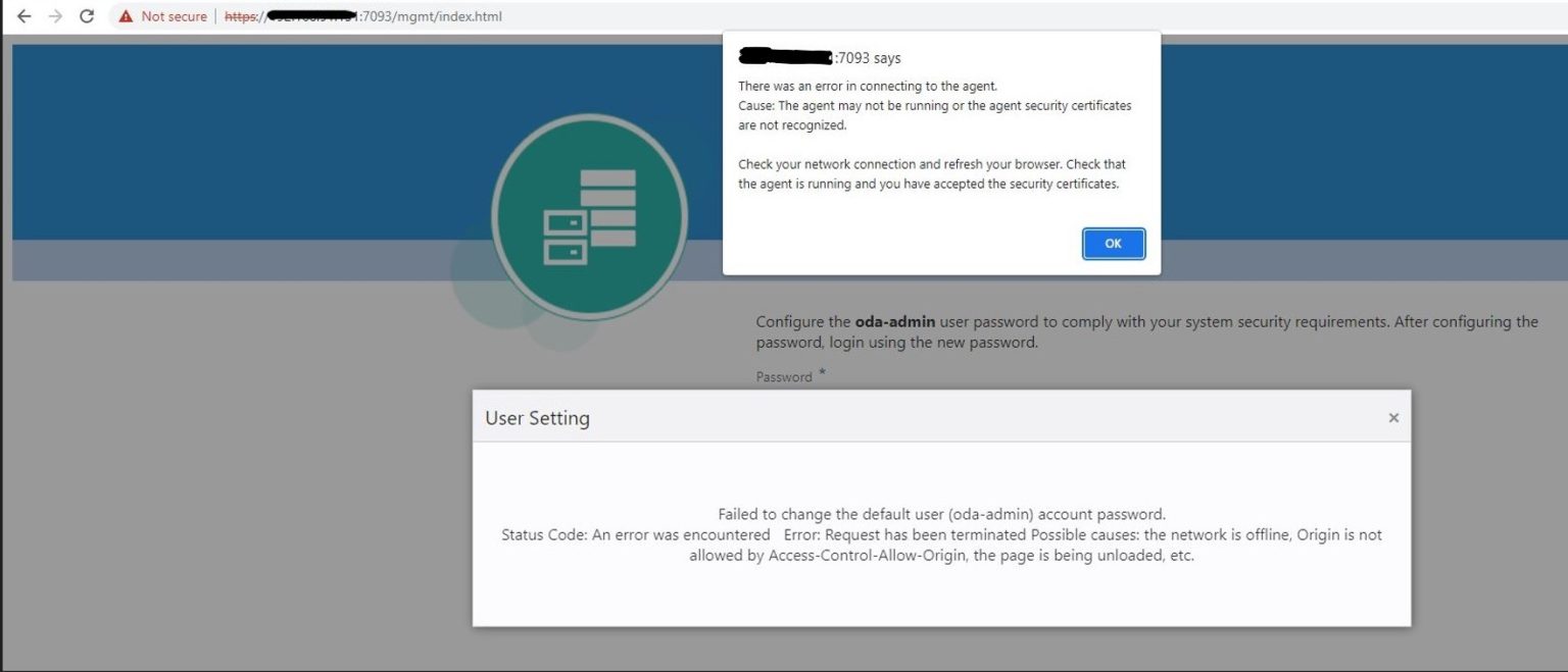 Solution for Oracle Appliance Manager Console Access Issue in ODA - DBsGuru